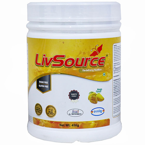 Livsource Sugar Free Mango Flavour Powder | Uses, Side Effects, Price ...