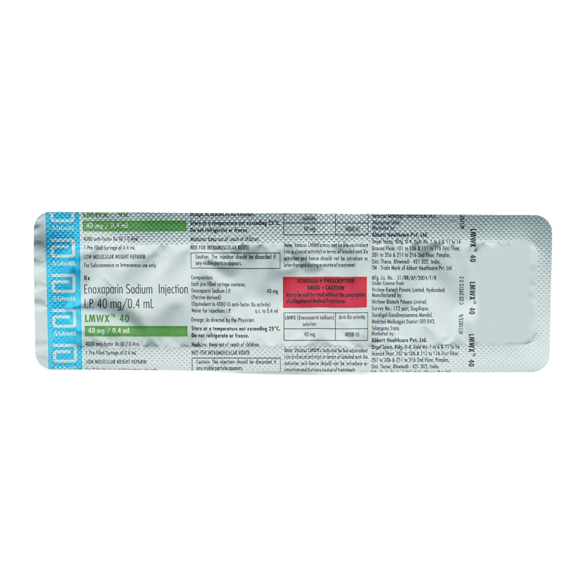 Lmwx 40 Injection | Uses, Side Effects, Price | Apollo Pharmacy