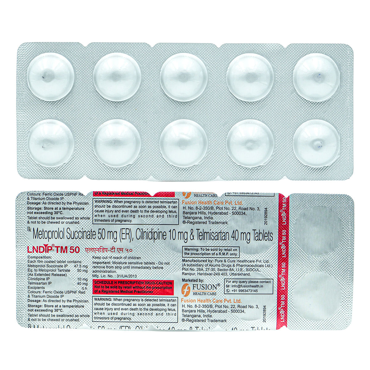Lndip-TM 50 Tablet | Uses, Side Effects, Price | Apollo Pharmacy