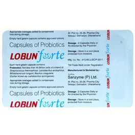 Lobun Forte Capsule | Uses, Side Effects, Price | Apollo Pharmacy