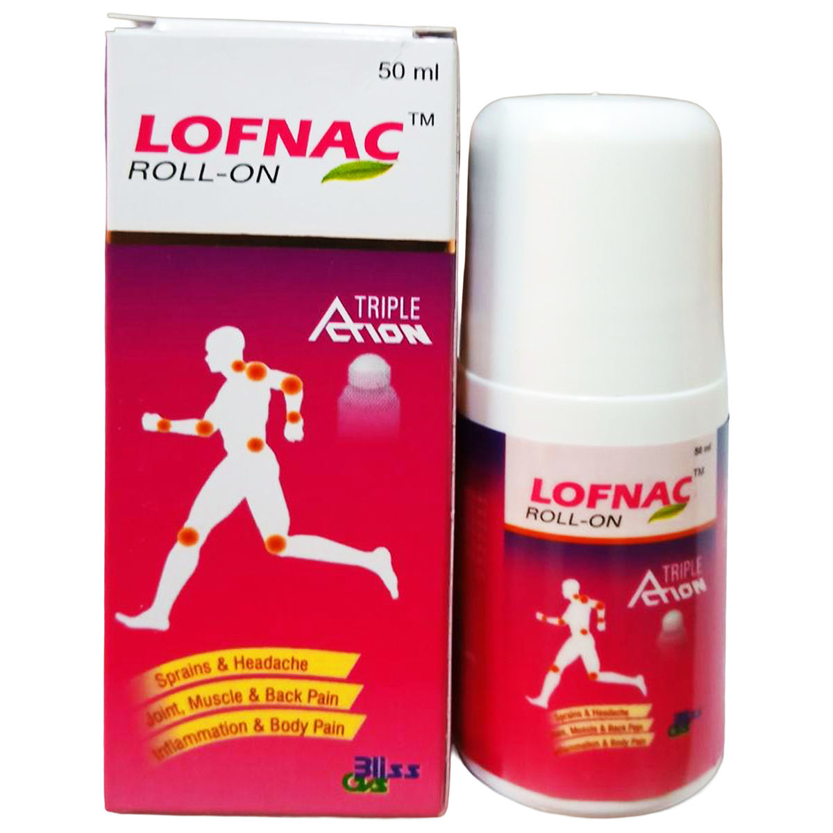 Buy Lofnac Roll On, 50 ml | 19 Minutes Delivery | Apollo Pharmacy