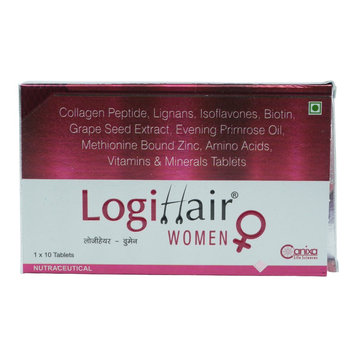 Logihair Women Tablet 10's Price, Uses, Side Effects, Composition ...