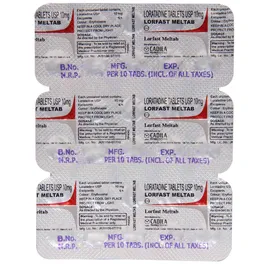 Lorfast Meltab Tablet | Uses, Side Effects, Price | Apollo Pharmacy