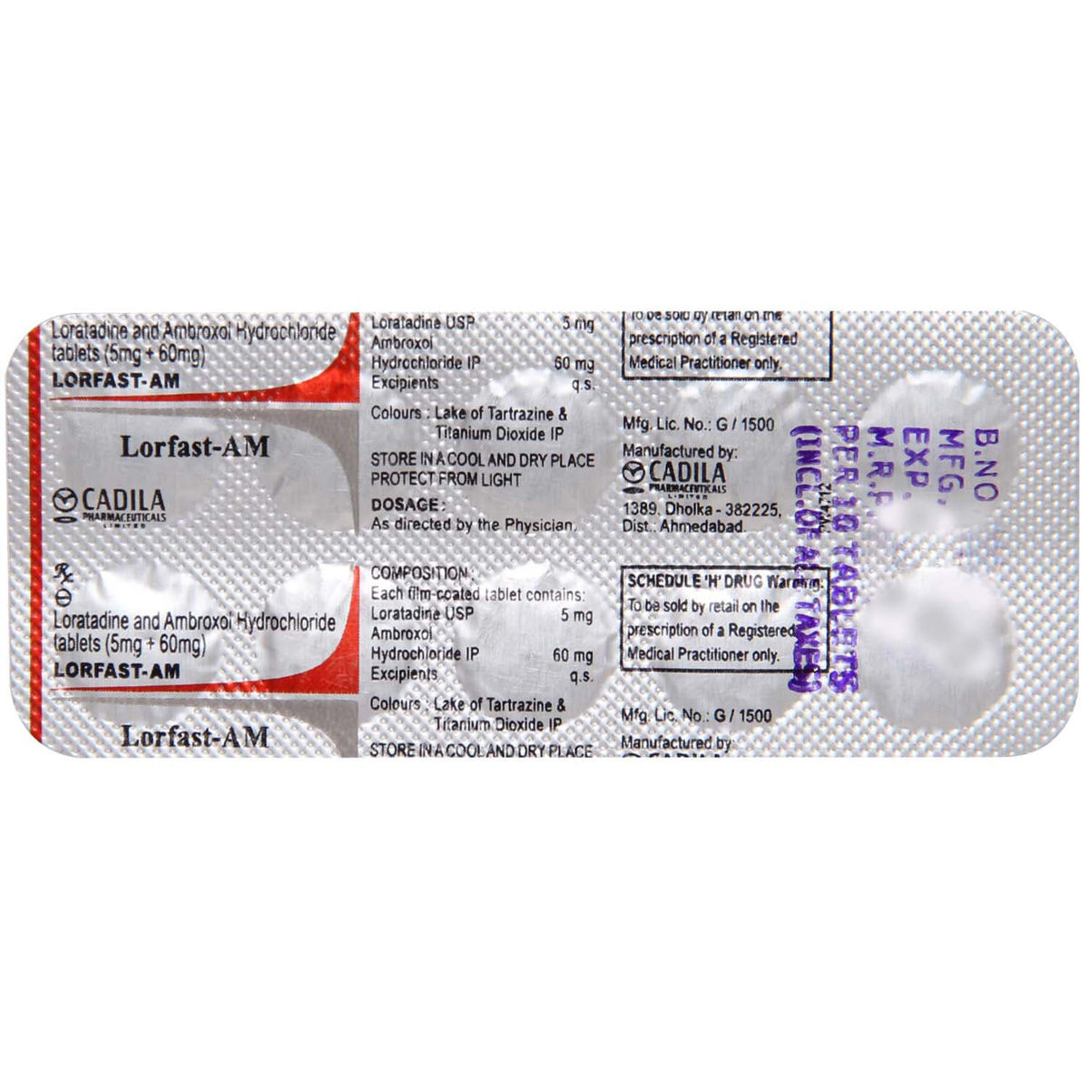 Lorfast-AM Tablet | Uses, Side Effects, Price | Apollo Pharmacy