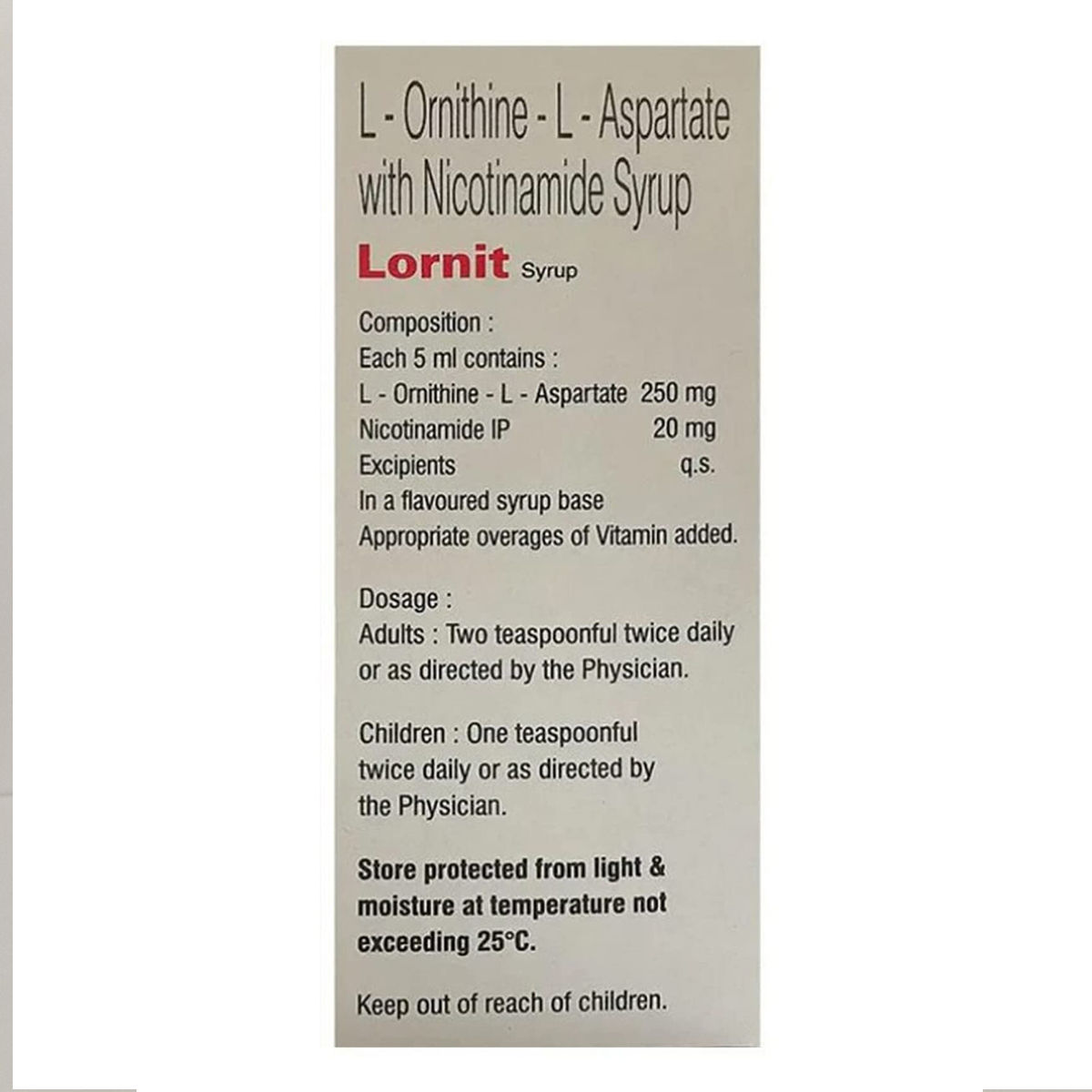 Lornit Syrup 100 ml Price, Uses, Side Effects, Composition - Apollo ...