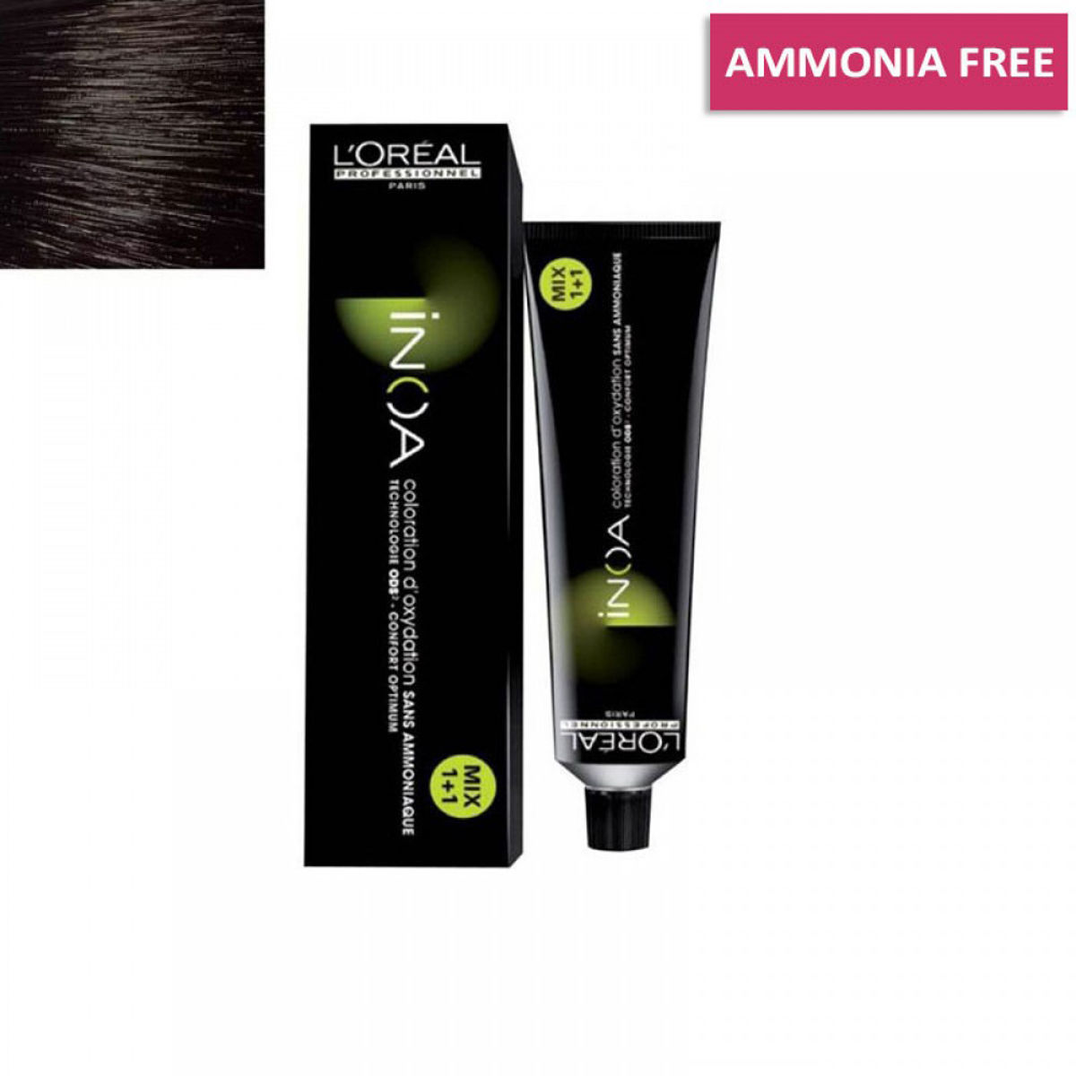 Buy Loreal Professionnel Inoa Hair Colour Dark Brown-3, 60 gm | 19 ...