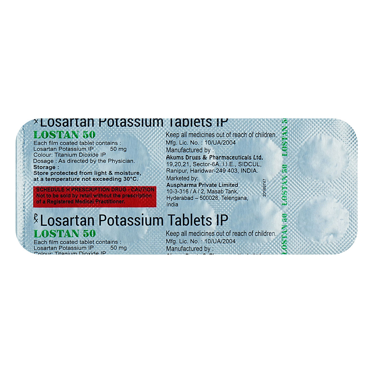 Lostan 50 mg Tablet | Uses, Side Effects, Price | Apollo Pharmacy