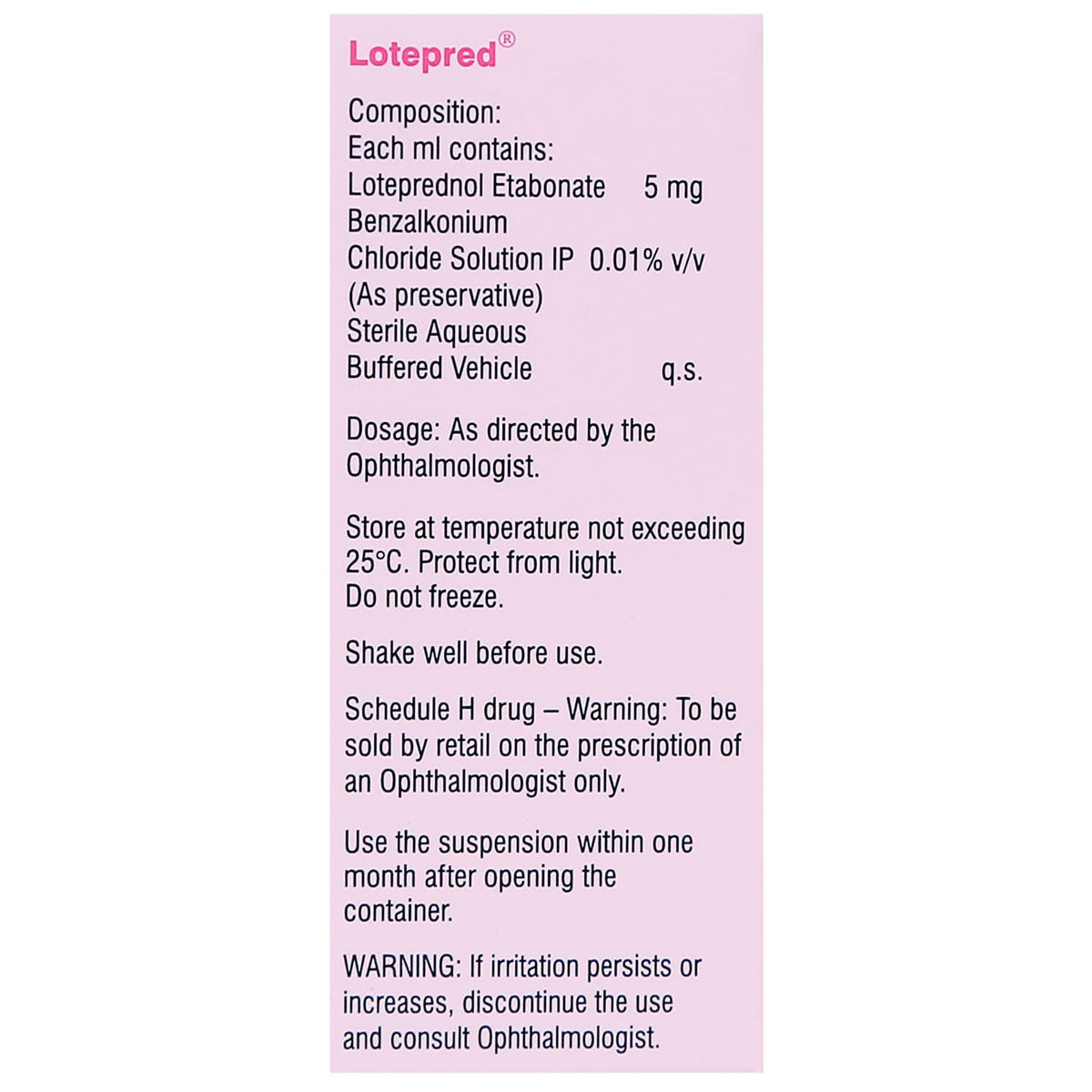 Lotepred Eye Drops 5 ml Price, Uses, Side Effects, Composition - Apollo ...