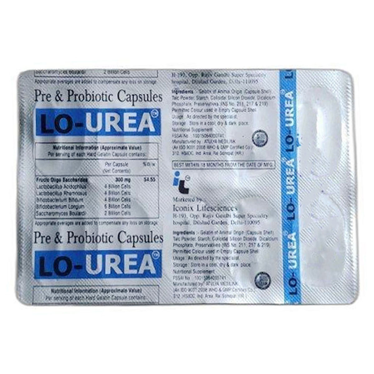 LO Urea Capsule | Uses, Side Effects, Price | Apollo Pharmacy