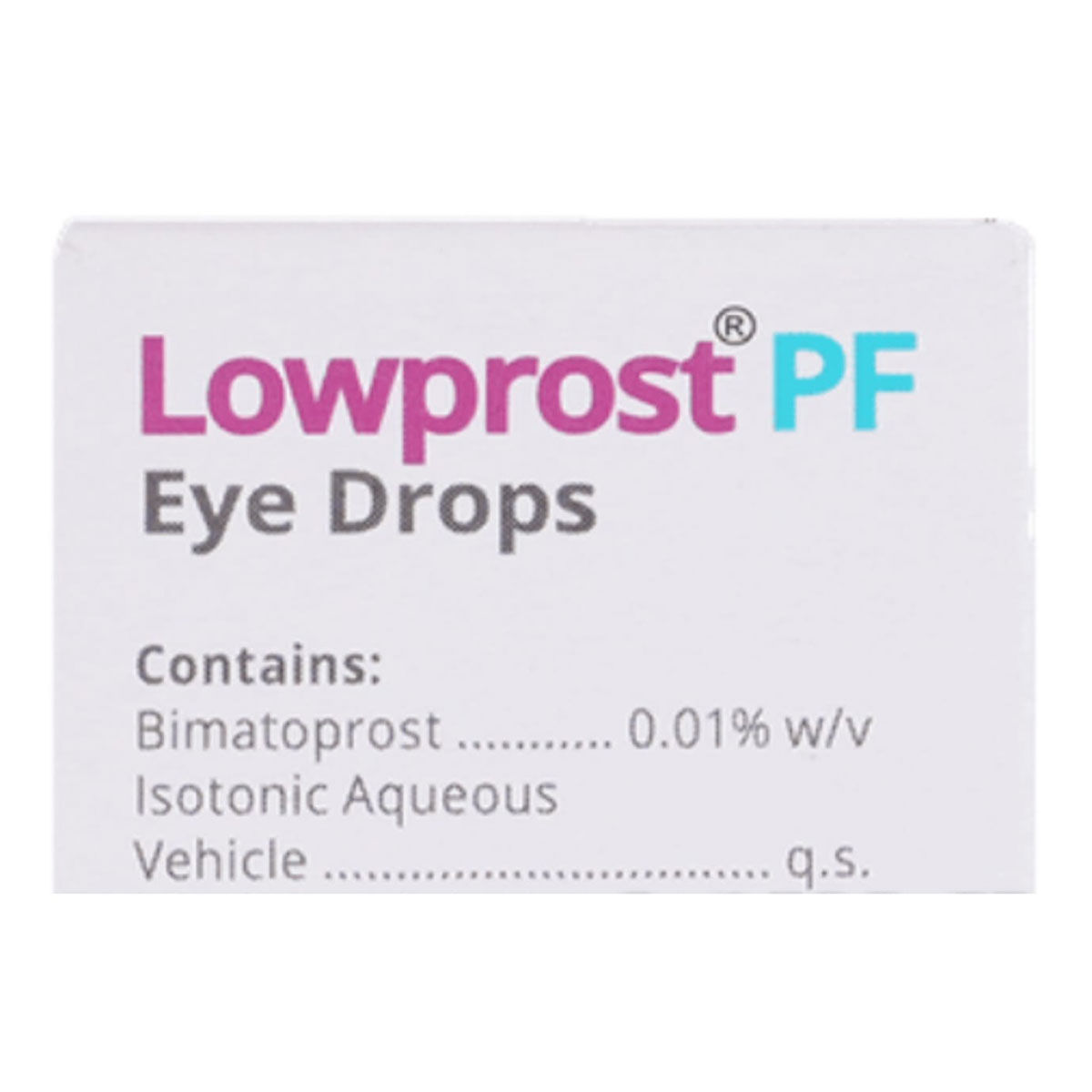 Lowprost PF Eye Drop 5 ml Price, Uses, Side Effects, Composition ...