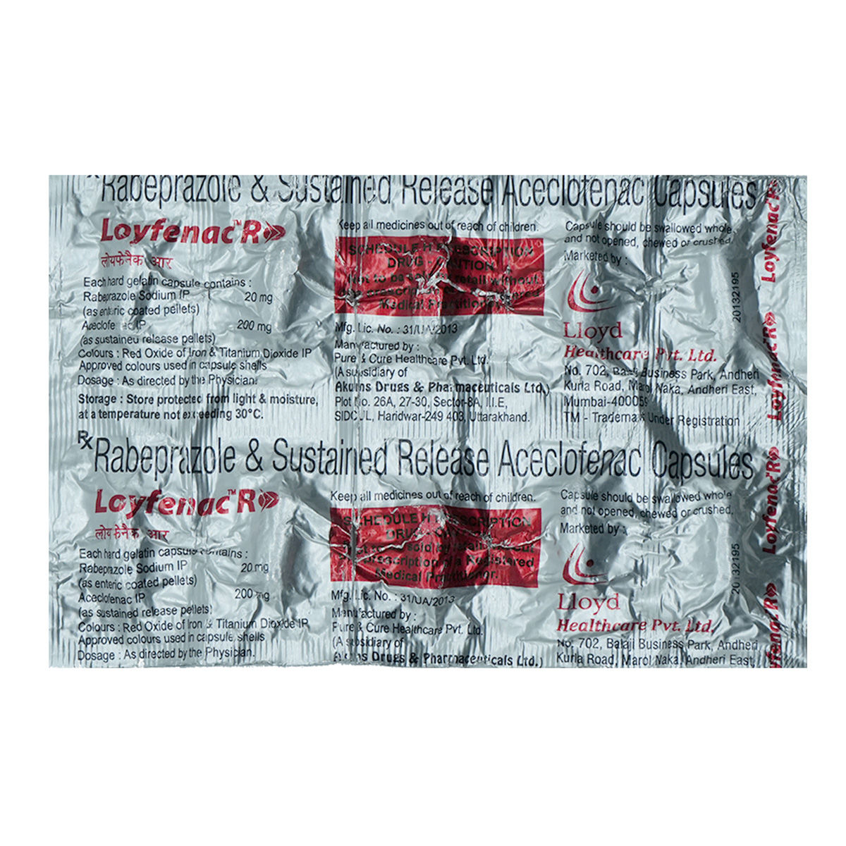 Loyfenac R Capsule | Uses, Side Effects, Price | Apollo Pharmacy