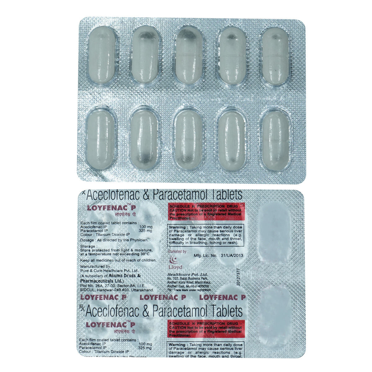 Loyfenac-P Tablet 10's Price, Uses, Side Effects, Composition - Apollo ...
