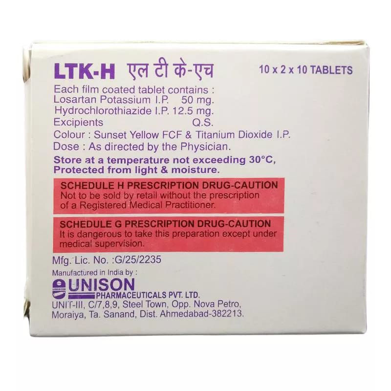 LTK-H Tablet | Uses, Side Effects, Price | Apollo Pharmacy