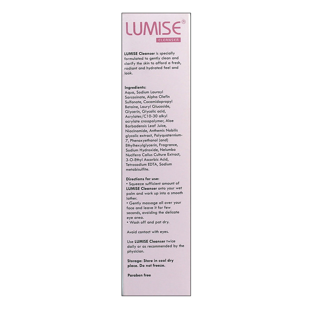 Lumise Cleanser 100 gm Price, Uses, Side Effects, Composition - Apollo ...