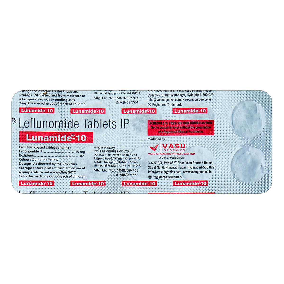 Lunamide 10Mg Tablet | Uses, Side Effects, Price | Apollo Pharmacy
