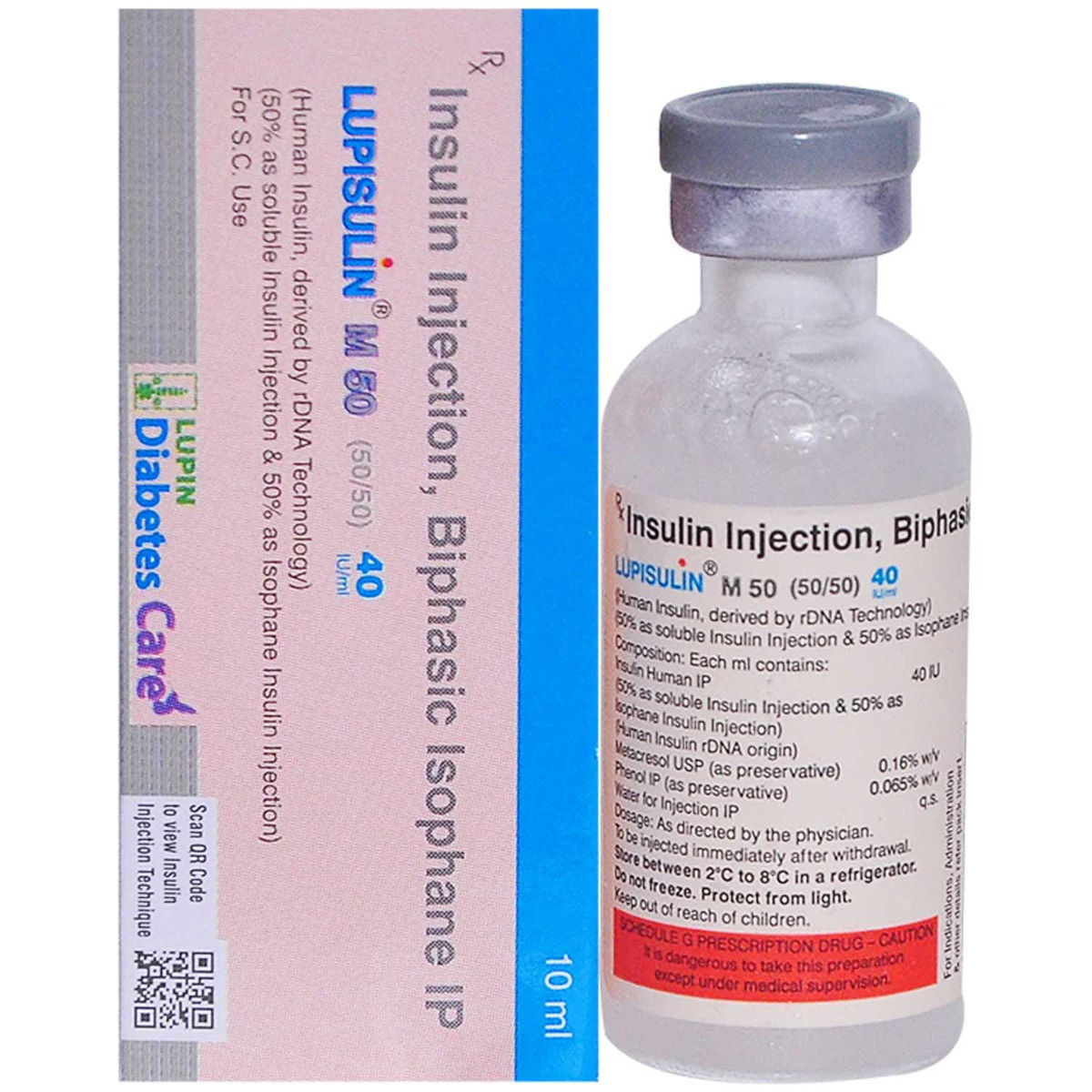 Lupisulin M 50 40IU/ml Injection 10 ml Price, Uses, Side Effects ...