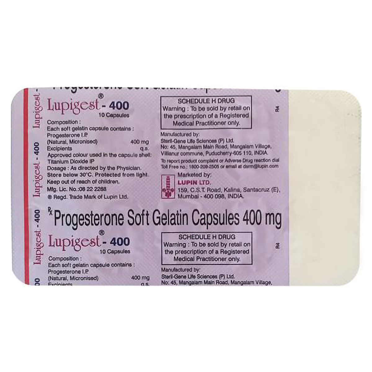 Gestomine-400 Softgel Capsule 10's Price, Uses, Side Effects ...