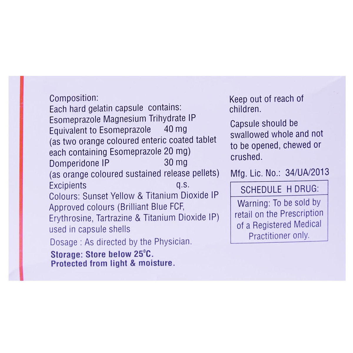 Lupisoz-D Capsule 10's Price, Uses, Side Effects, Composition - Apollo ...
