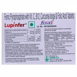 Lupinfer Tablet | Uses, Side Effects, Price | Apollo Pharmacy