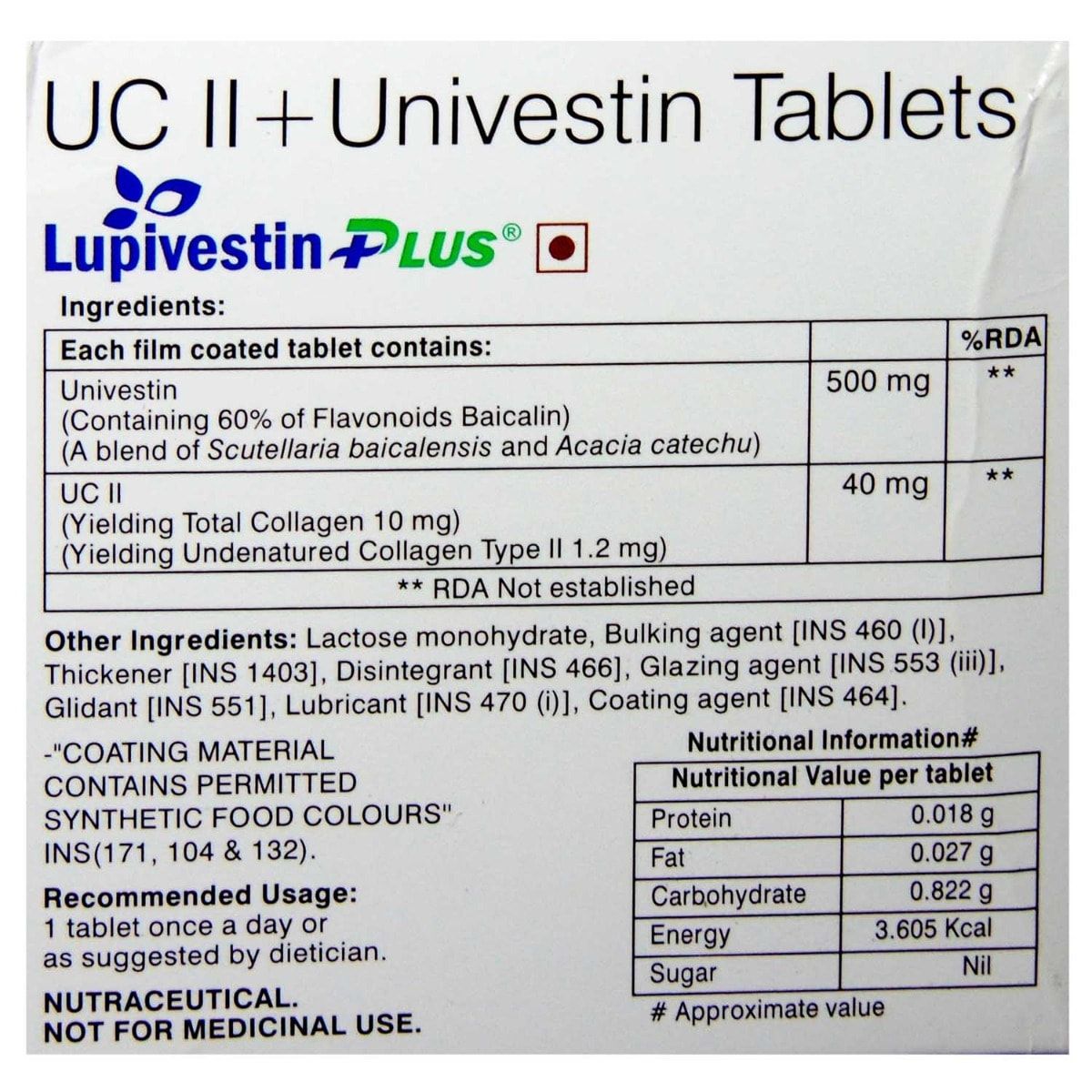 Lupivestin Plus Tablet 10's Price, Uses, Side Effects, Composition ...