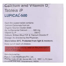 Lupical-500 Tablet | Uses, Side Effects, Price | Apollo Pharmacy