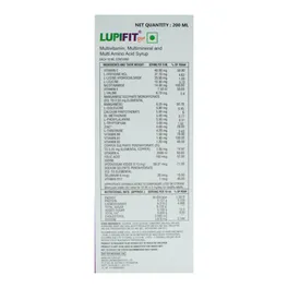 Lupifit Plus Syrup | Uses, Side Effects, Price | Apollo Pharmacy