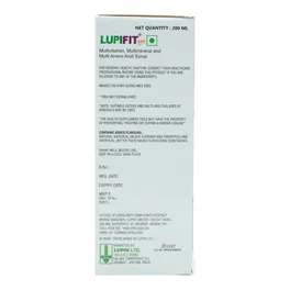 Lupifit Plus Syrup | Uses, Side Effects, Price | Apollo Pharmacy
