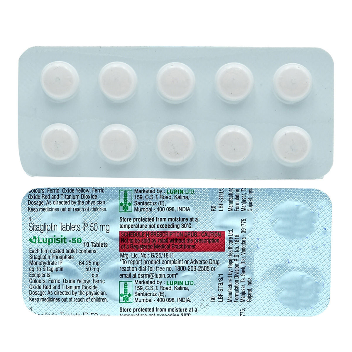 Lupisit-50 Tablet 10's Price, Uses, Side Effects, Composition - Apollo ...