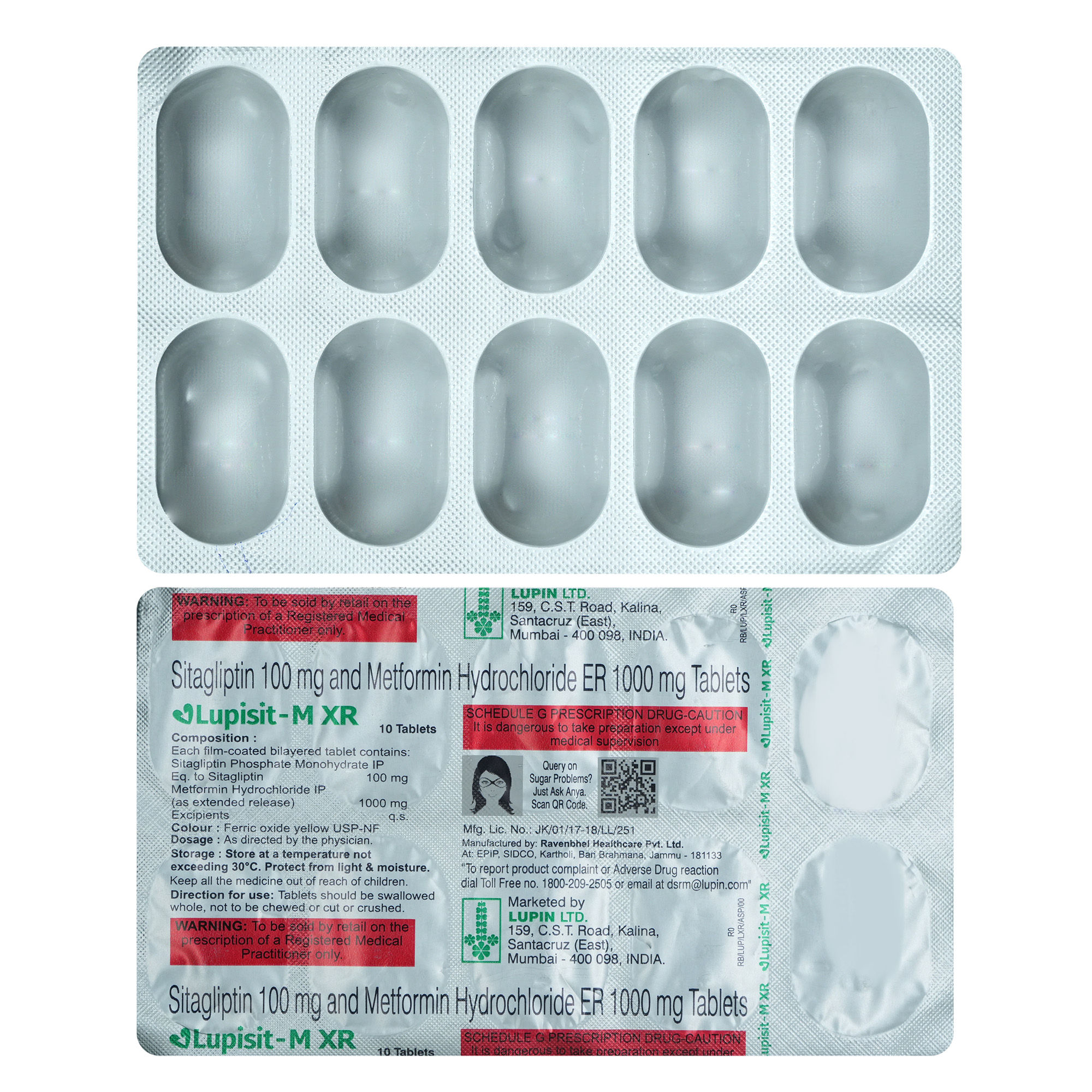 Lupisit-M XR Tablet | Uses, Side Effects, Price | Apollo Pharmacy