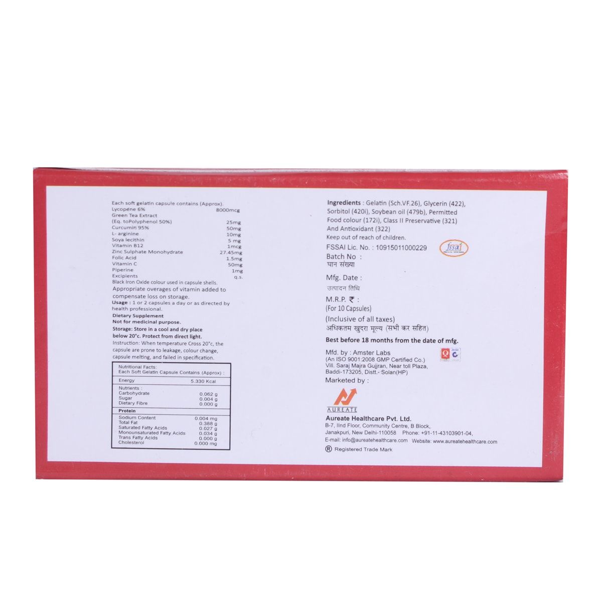 Lycogem Forte Capsule 10's Price, Uses, Side Effects, Composition ...