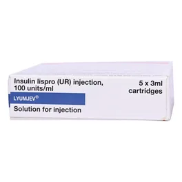Lyumjev 100IU Cartridge 3 ml | Uses, Side Effects, Price | Apollo Pharmacy
