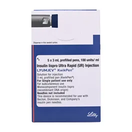 Lyumjev Kwikpen 100IU Prefilled Pen 3 ml | Uses, Side Effects, Price ...