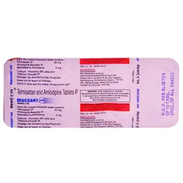 Macsart AM Tablet | Uses, Side Effects, Price | Apollo Pharmacy