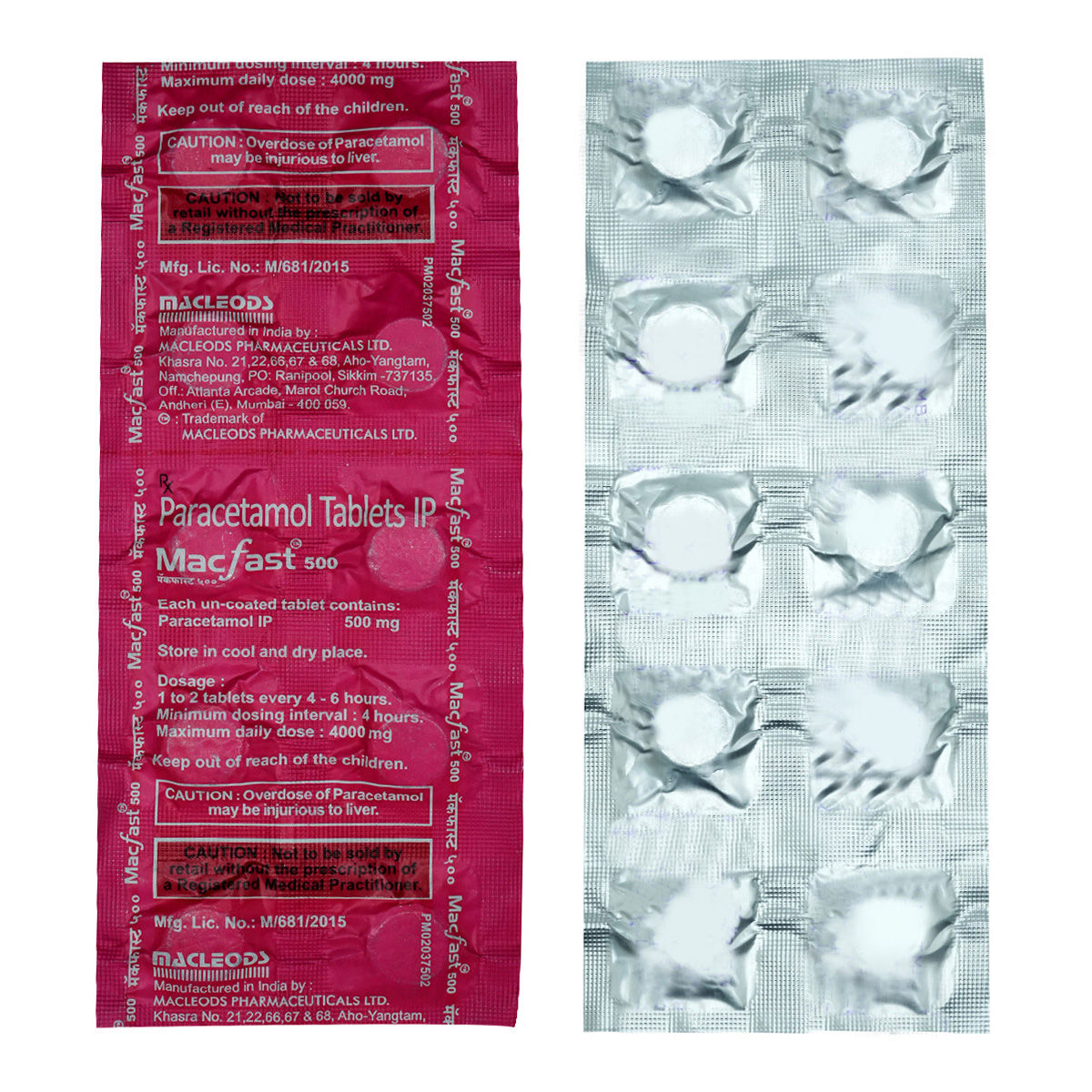 Macfast 500 mg Tablet 10's Price, Uses, Side Effects, Composition ...