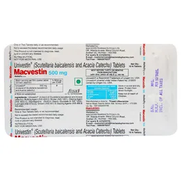 Macvestin 500 mg Tablet | Uses, Side Effects, Price | Apollo Pharmacy