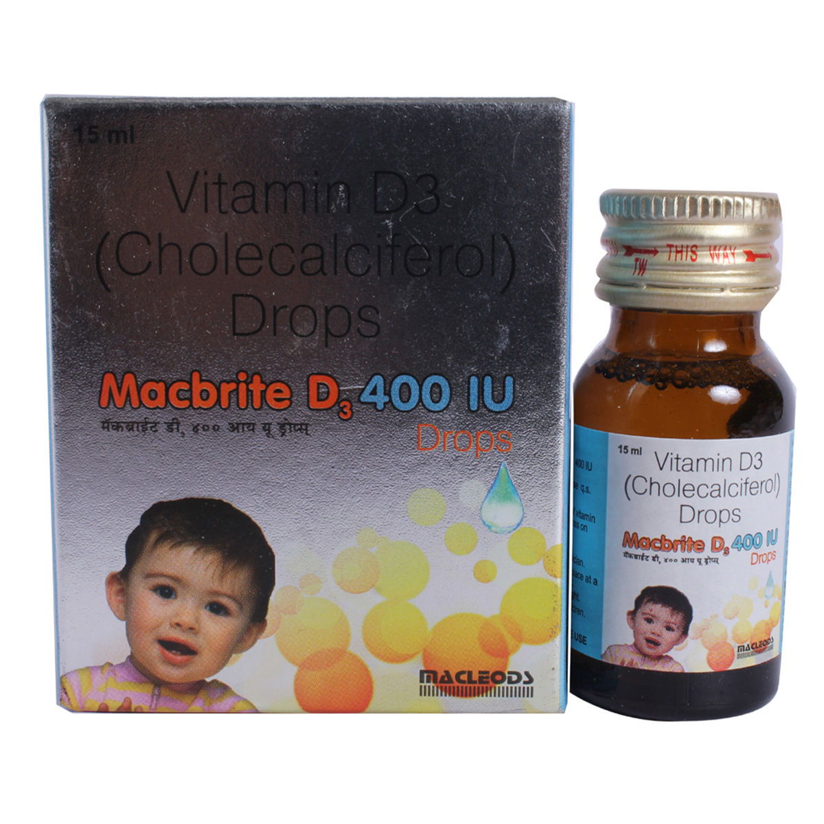 Macbrite D3 400IU Drops | Uses, Side Effects, Price | Apollo Pharmacy