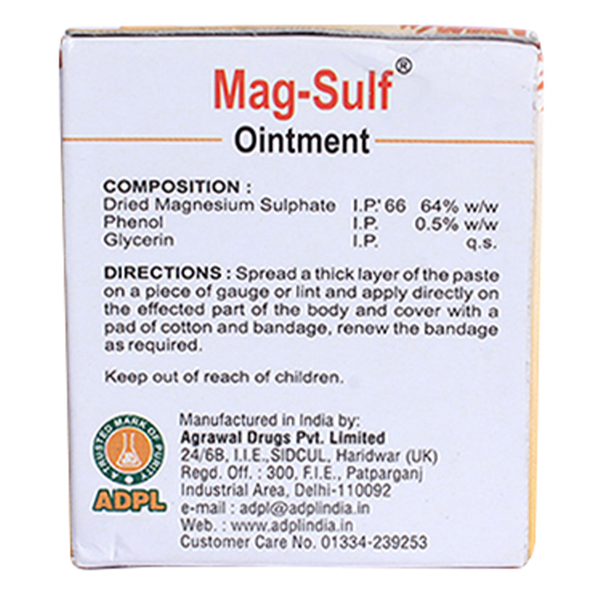 Magsulf Ointment 75 gm Price, Uses, Side Effects, Composition - Apollo ...