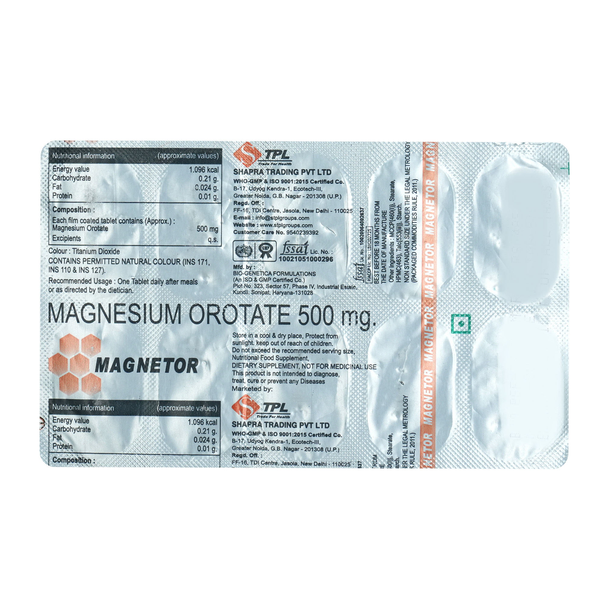 Magnetor 500Mg Tablet 10'S Price, Uses, Side Effects, Composition ...