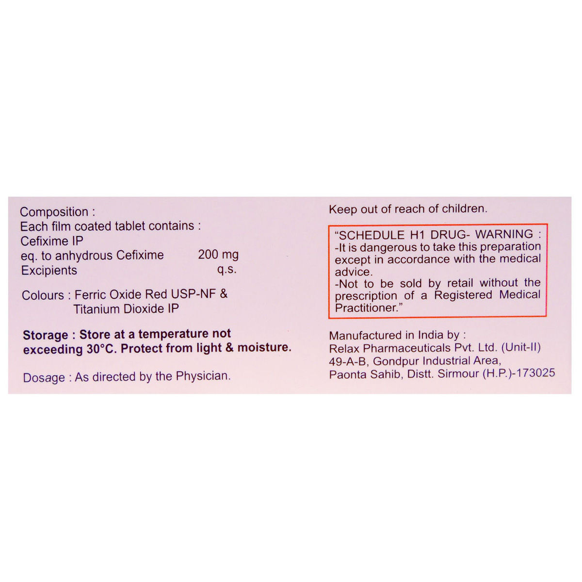 Mahacef-200 Tablet | Uses, Side Effects, Price | Apollo Pharmacy