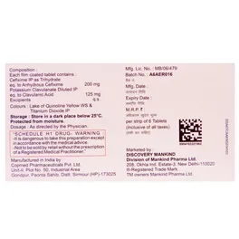 Mahacef-CV 200 Tablet | Uses, Side Effects, Price | Apollo Pharmacy