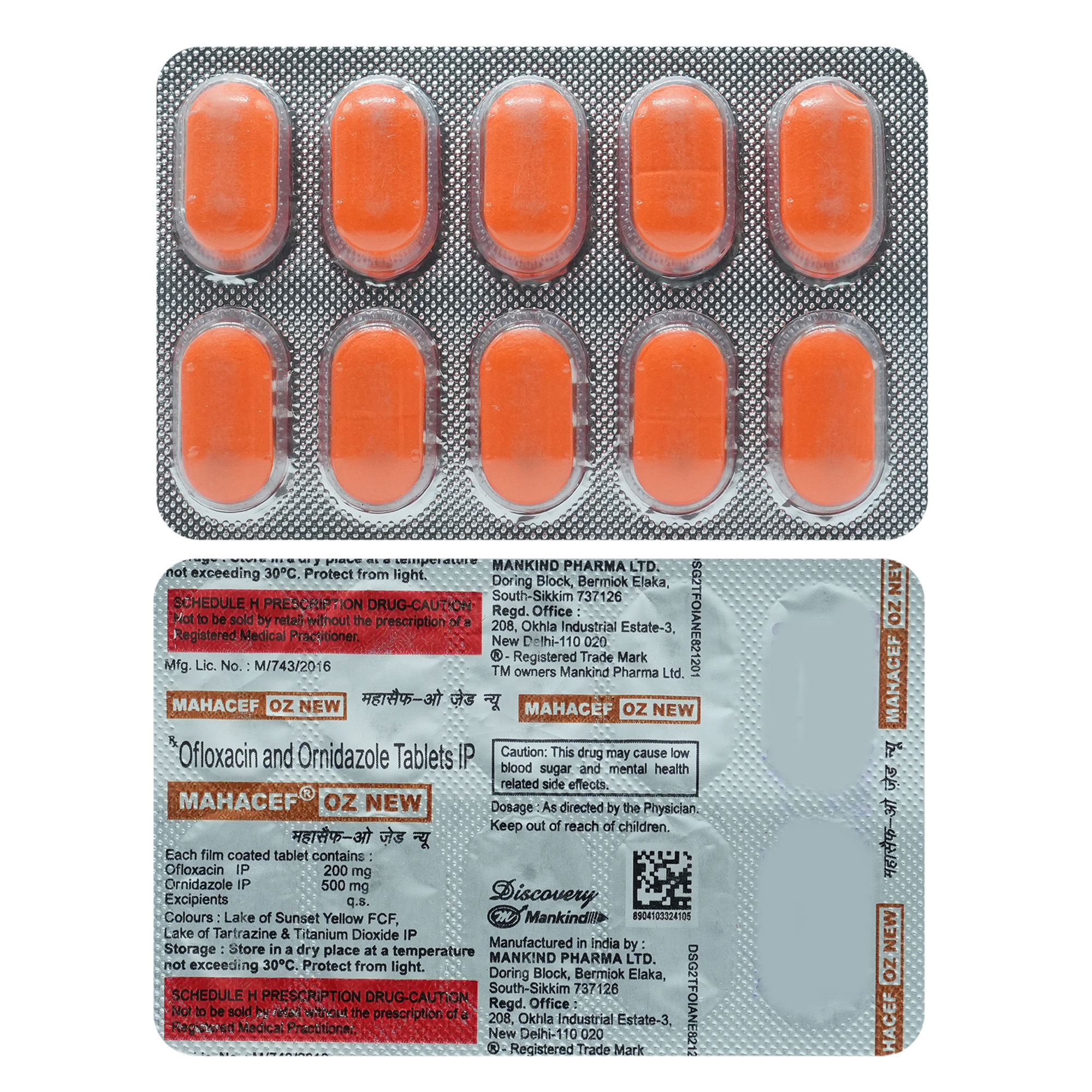Mahacef-OZ New Tablet | Uses, Side Effects, Price | Apollo Pharmacy