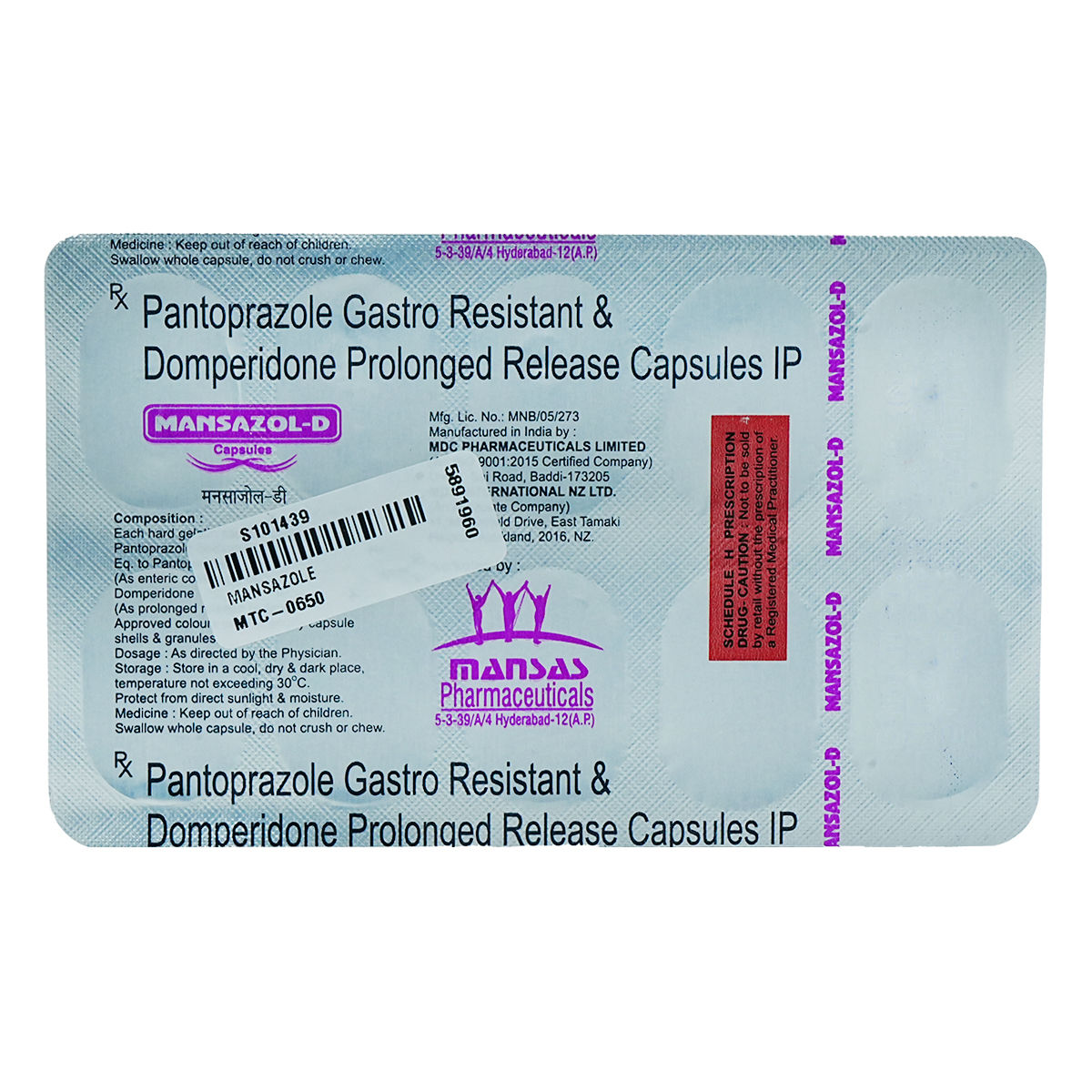 Mansazole D Tablet | Uses, Side Effects, Price | Apollo Pharmacy