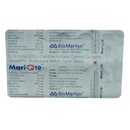 Mari Q 10 mg Tablet | Uses, Side Effects, Price | Apollo Pharmacy