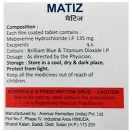 Matiz 135 Tablet 15's का उपयोग, फायदे ,साइड इफेक्ट,कीमत in Hindi ...
