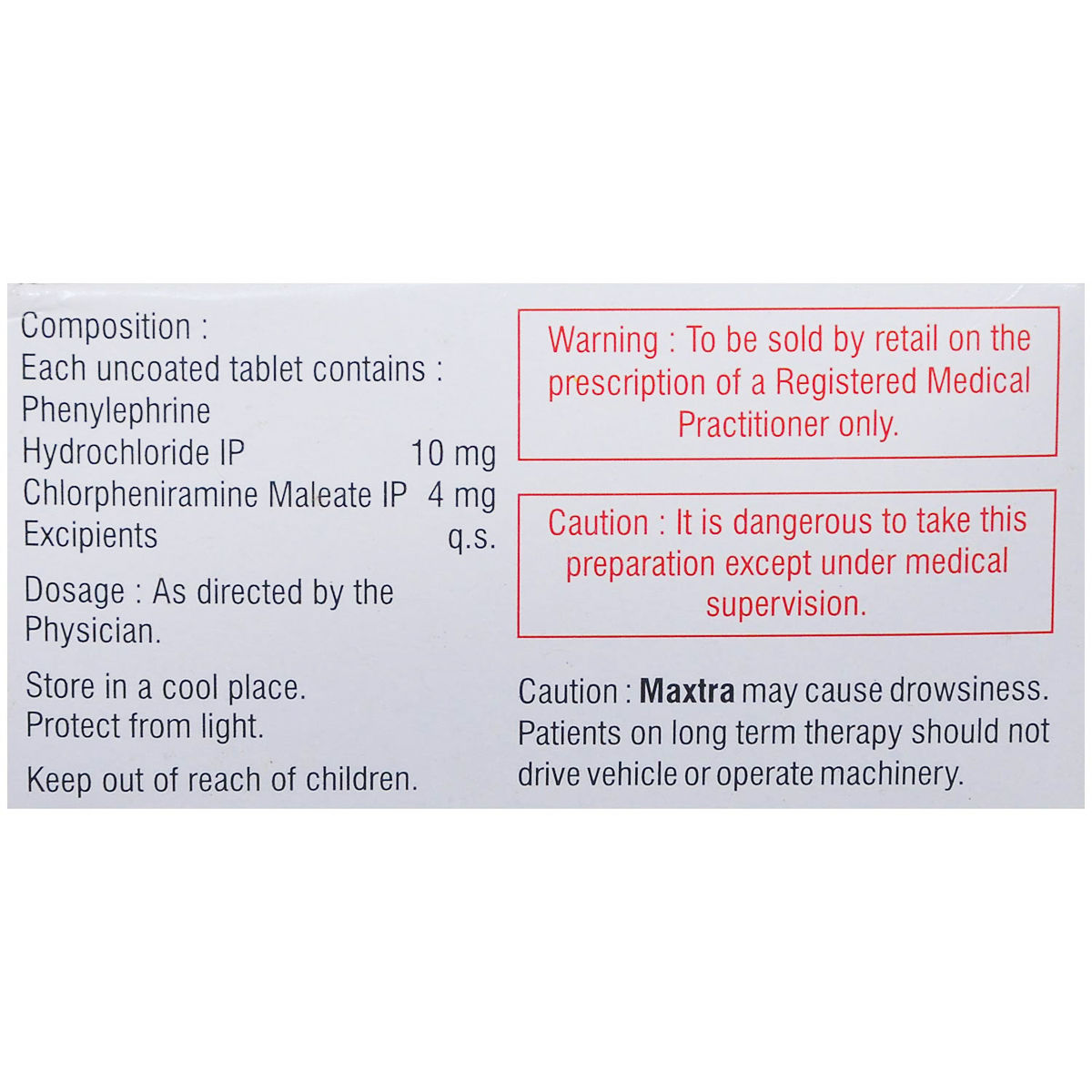 Maxtra Tablet | Uses, Side Effects, Price | Apollo Pharmacy