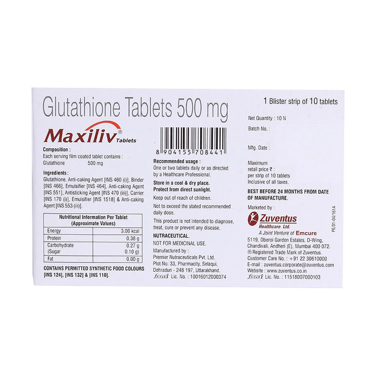 Maxiliv Tablet | Uses, Side Effects, Price | Apollo Pharmacy