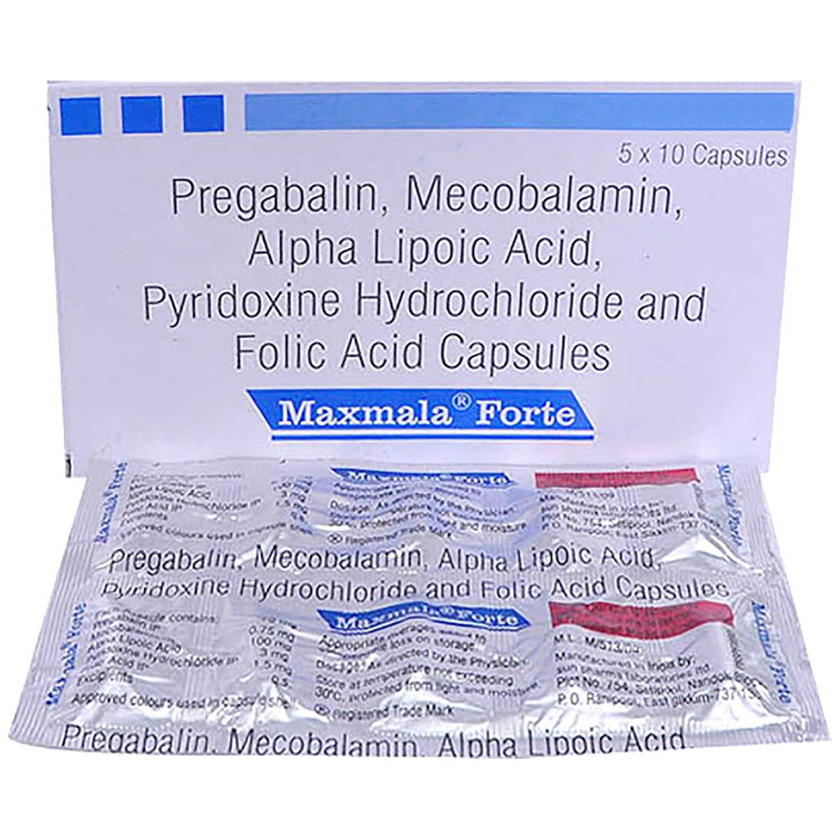 Maxmala Forte Capsule 10's Price, Uses, Side Effects, Composition ...