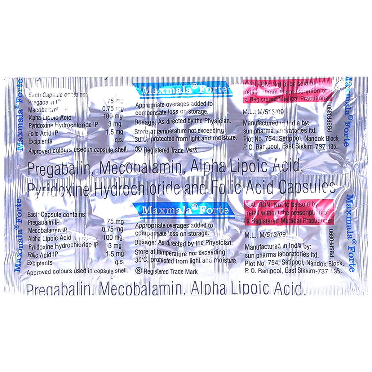 Maxmala Forte Capsule 10's Price, Uses, Side Effects, Composition ...