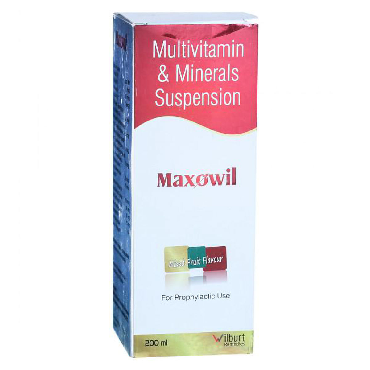 Maxowil 200Ml Mixed Fruit Flav Susp | Uses, Side Effects, Price ...