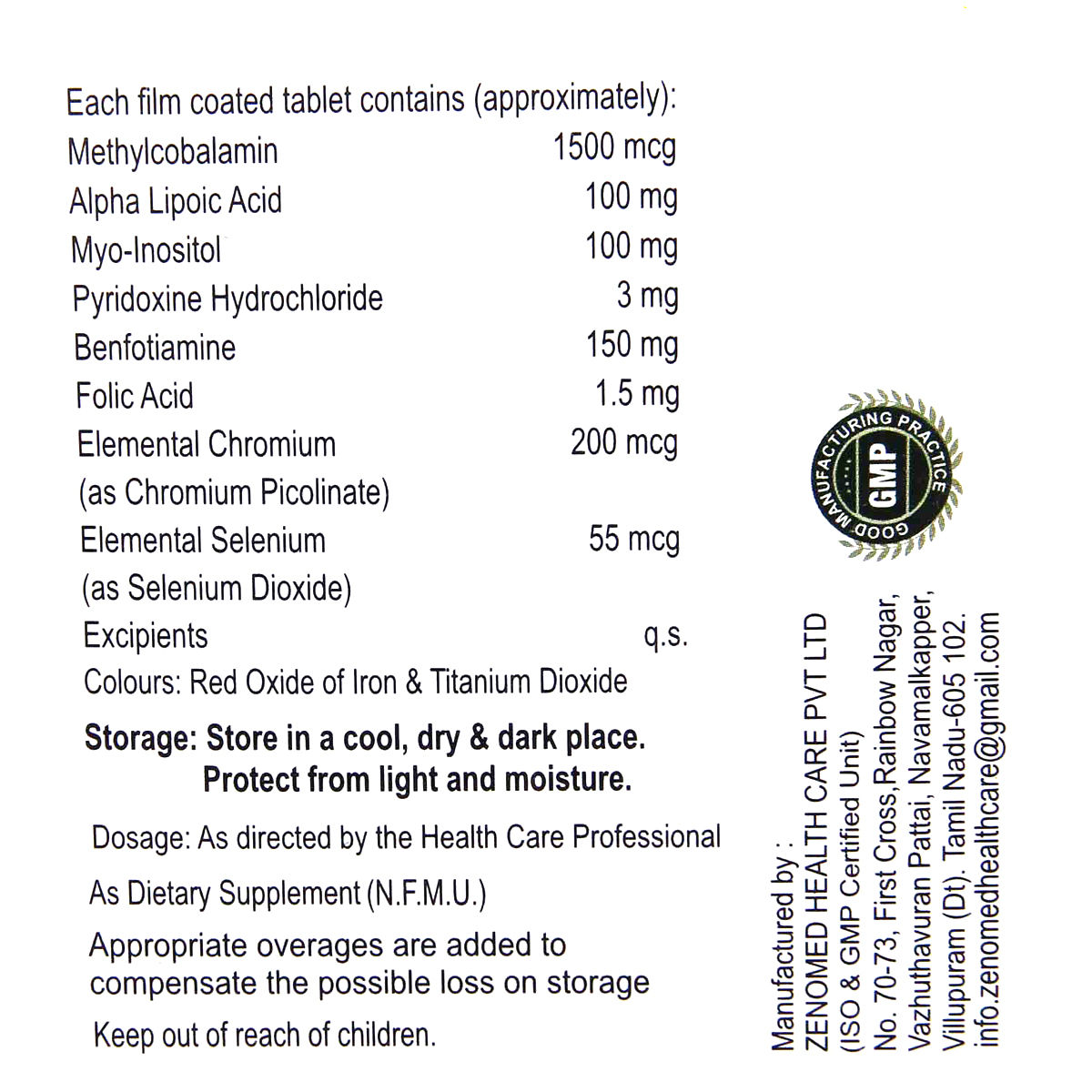 Maxcobal Gold Tablet 10's Price, Uses, Side Effects, Composition ...